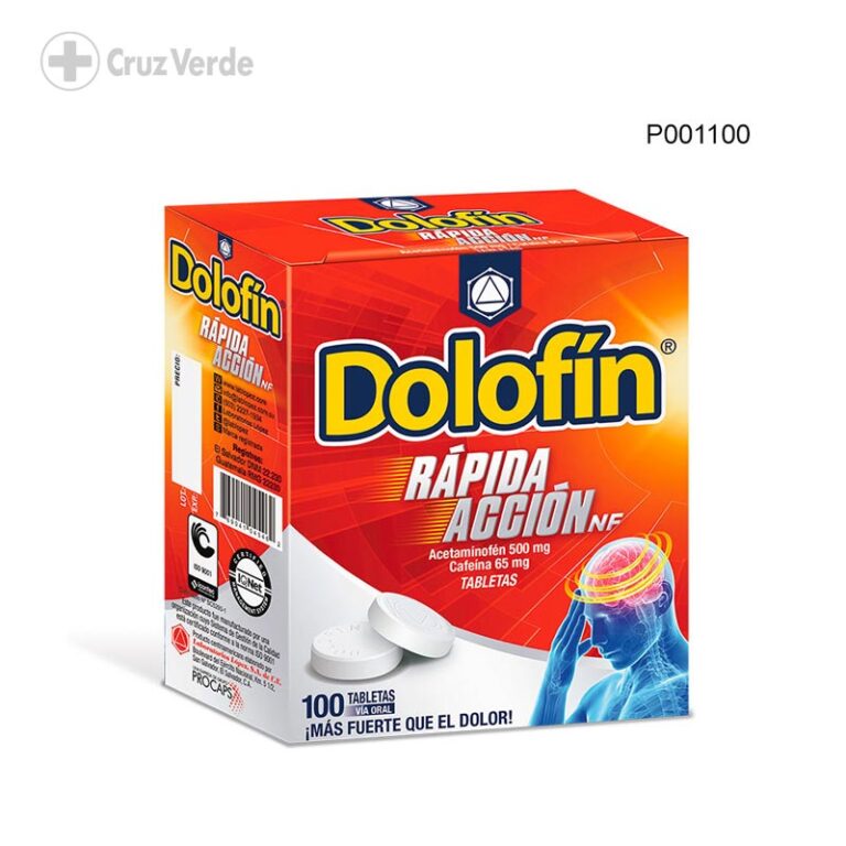 Dolofin 500mg 100 Tableta (disp) - Cruz Verde