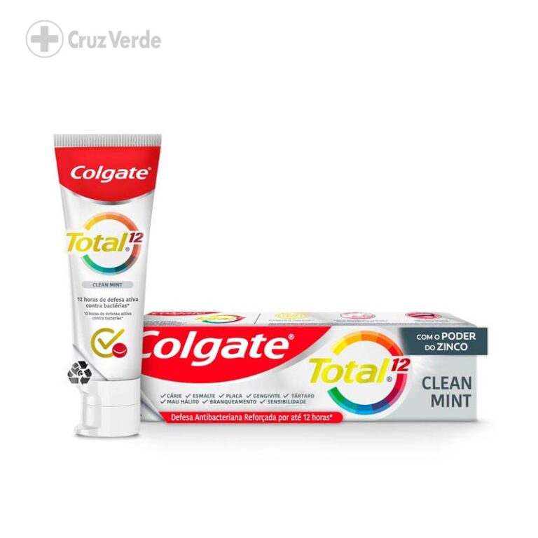 Colgate Total 12 Clean Mint 75ml Pasta Dental - Cruz Verde