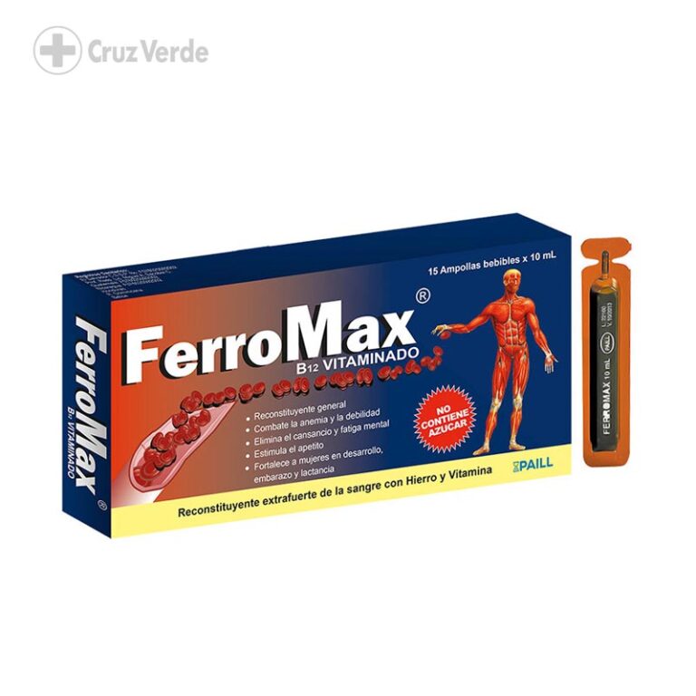 Ferromax B12 30 Tableta - Cruz Verde