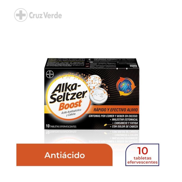 Alka Seltzer Extreme Boost 10 Tableta Efervescente - Cruz Verde