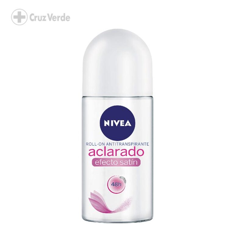 Nivea Desodorante Aclarado Natural Efecto Satin 50ml Roll On - Cruz Verde