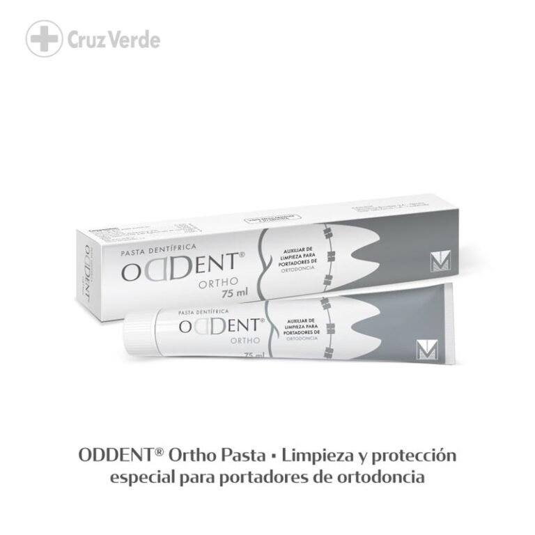 Oddent Ortho Etiqueta Gris 75ml Pasta Dental - Cruz Verde