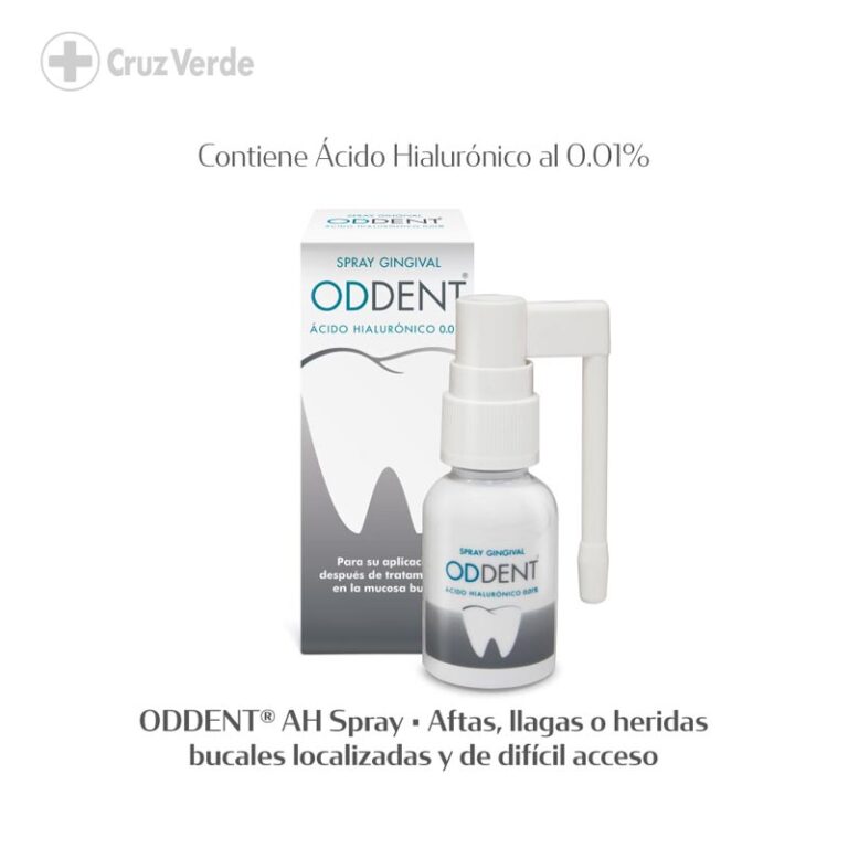 Oddent Gingival Acido Hialuronico 0.01% Aftas 20ml Solucion Bucal Spray ...