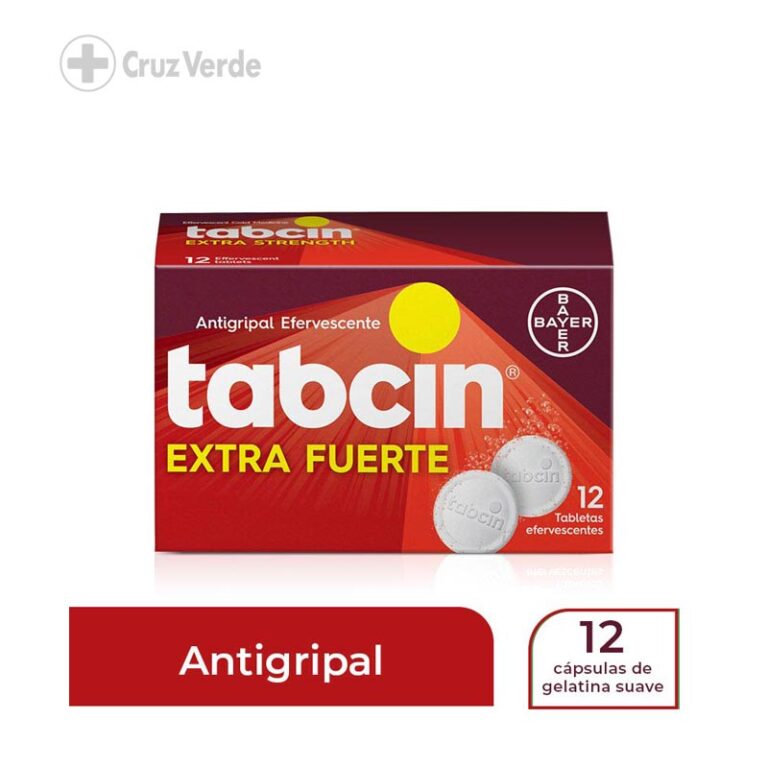 Tabcin Extra Fuerte 12 Tableta Efervescente - Cruz Verde