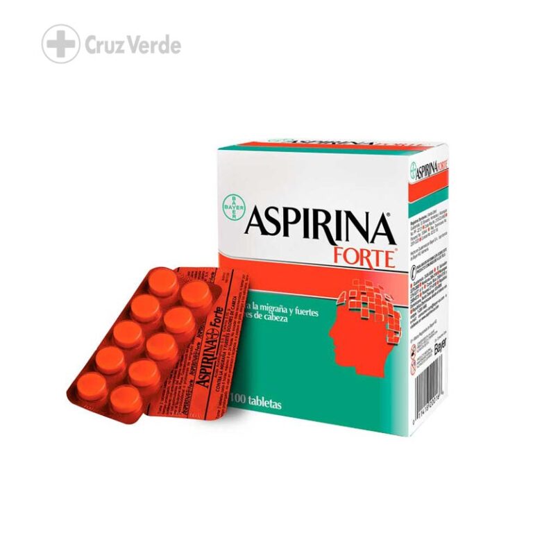 Aspirina Forte 500mg/50mg 100 Tableta (disp) – Cruz Verde