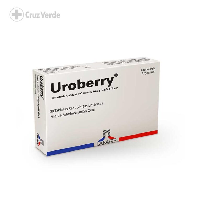 Uroberry 36mg/50mg 30 Tableta - Cruz Verde