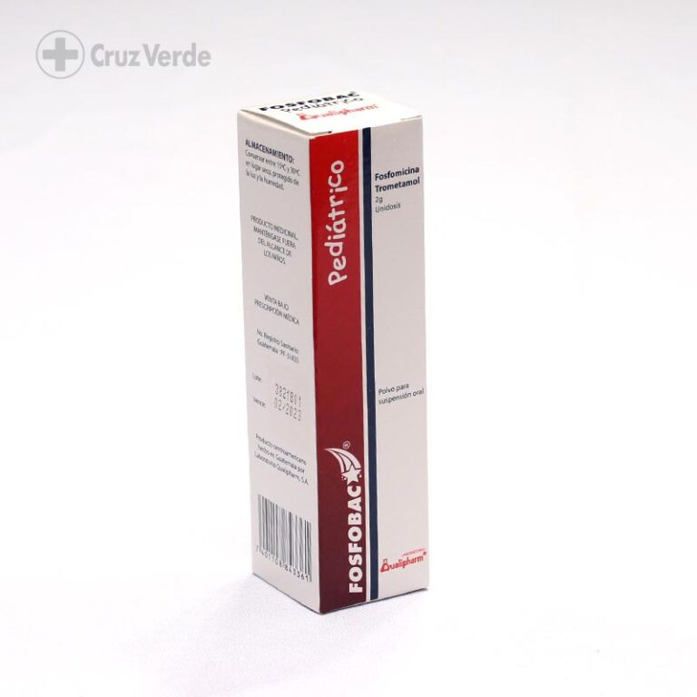 Fosfobac Pediatrico 2g 1 Polvo Suspension - Cruz Verde