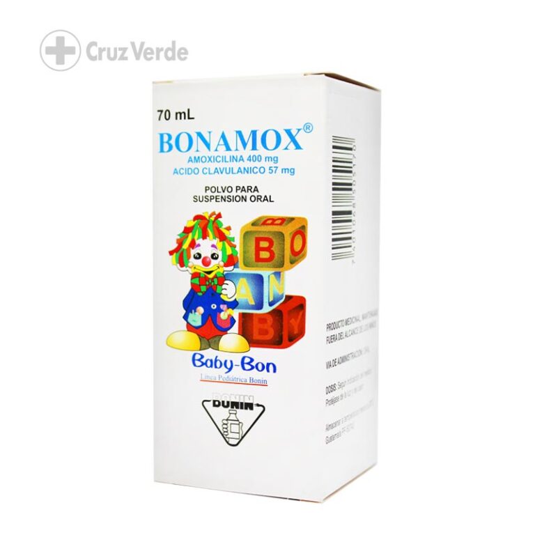 Bonamox 400mg/57mg/5ml 70ml Suspension - Cruz Verde