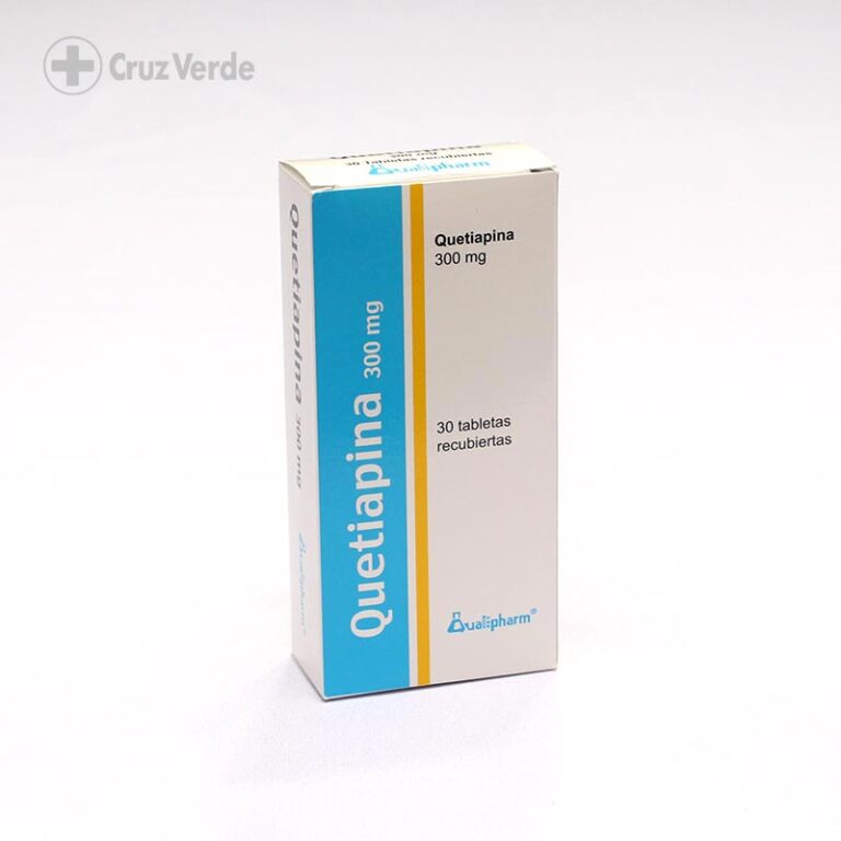 Quetiapina Qualipharm 300mg 30 Tableta - Cruz Verde