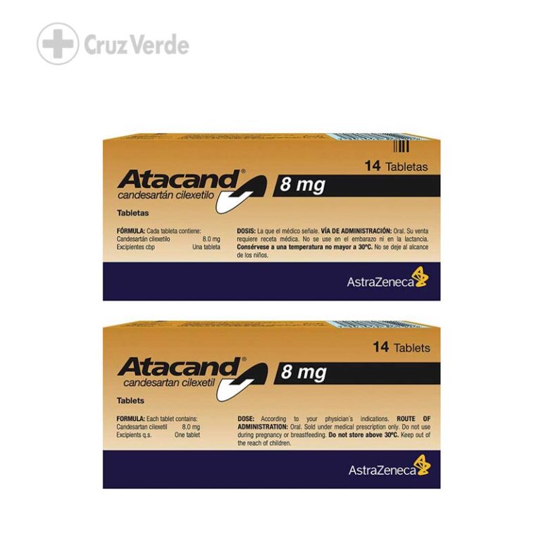 Atacand 8mg 14 Tableta - Cruz Verde