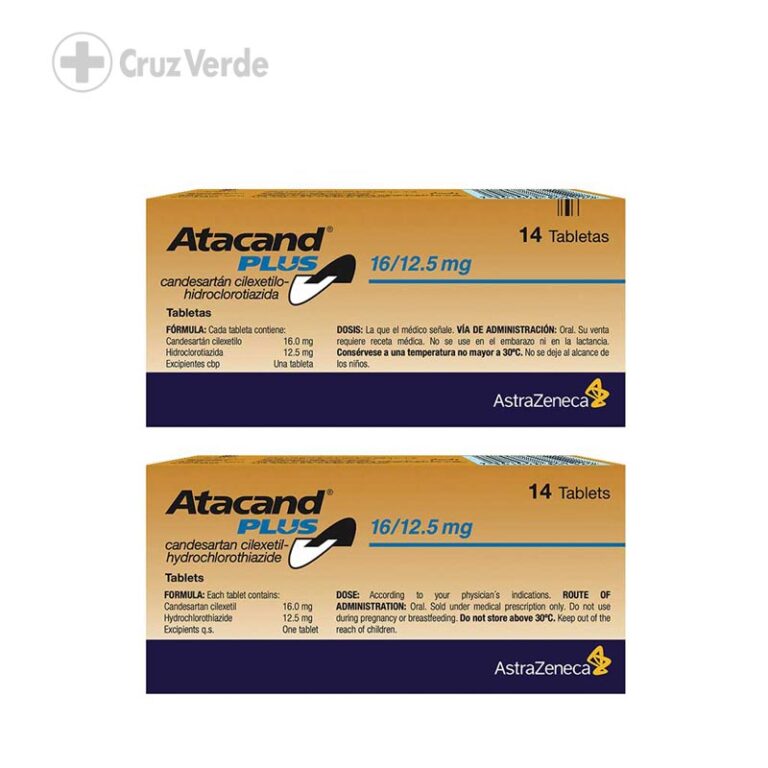 Atacand Plus 16mg/12.5mg 14 Tableta - Cruz Verde