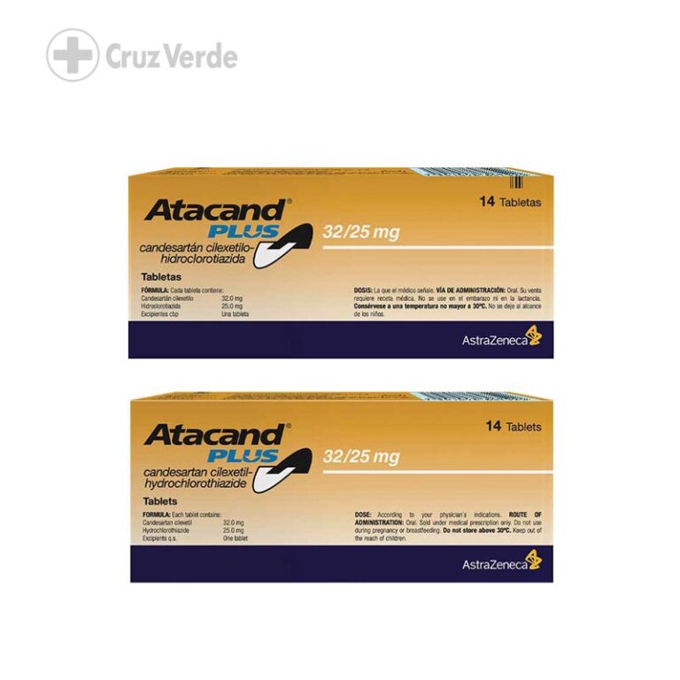 Atacand Plus 32mg/25mg 14 Tableta - Cruz Verde
