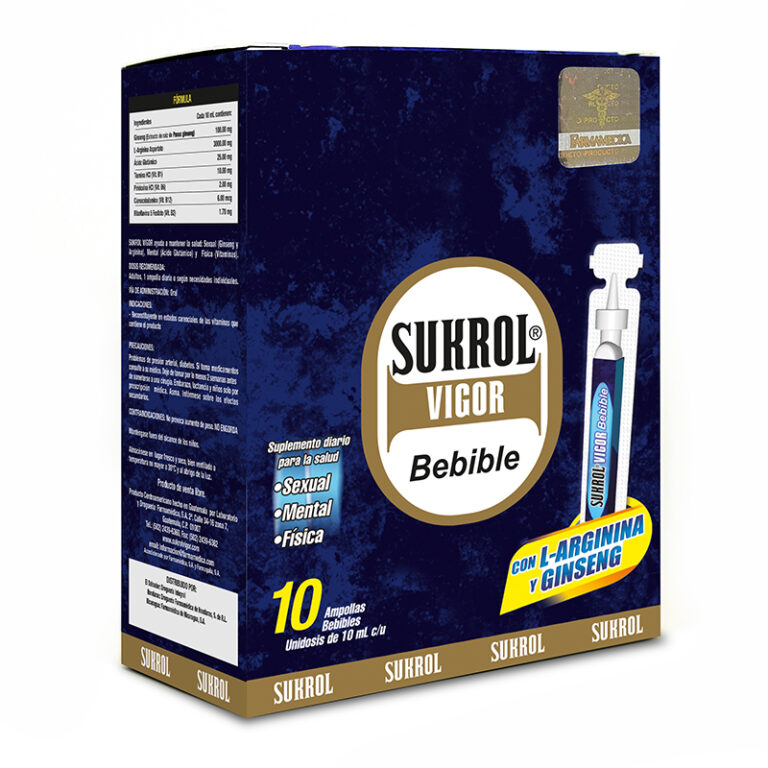 Sukrol Vigor Hombre 60 Tableta - Cruz Verde